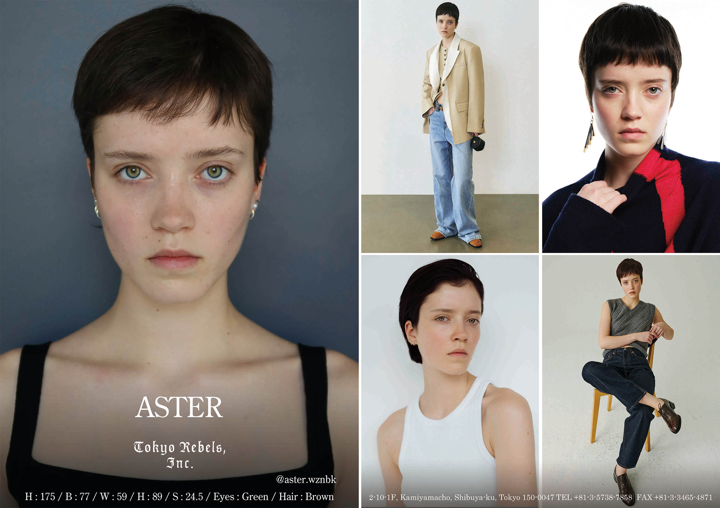 ASTER｜MODELS｜TOKYO REBELS, Inc
