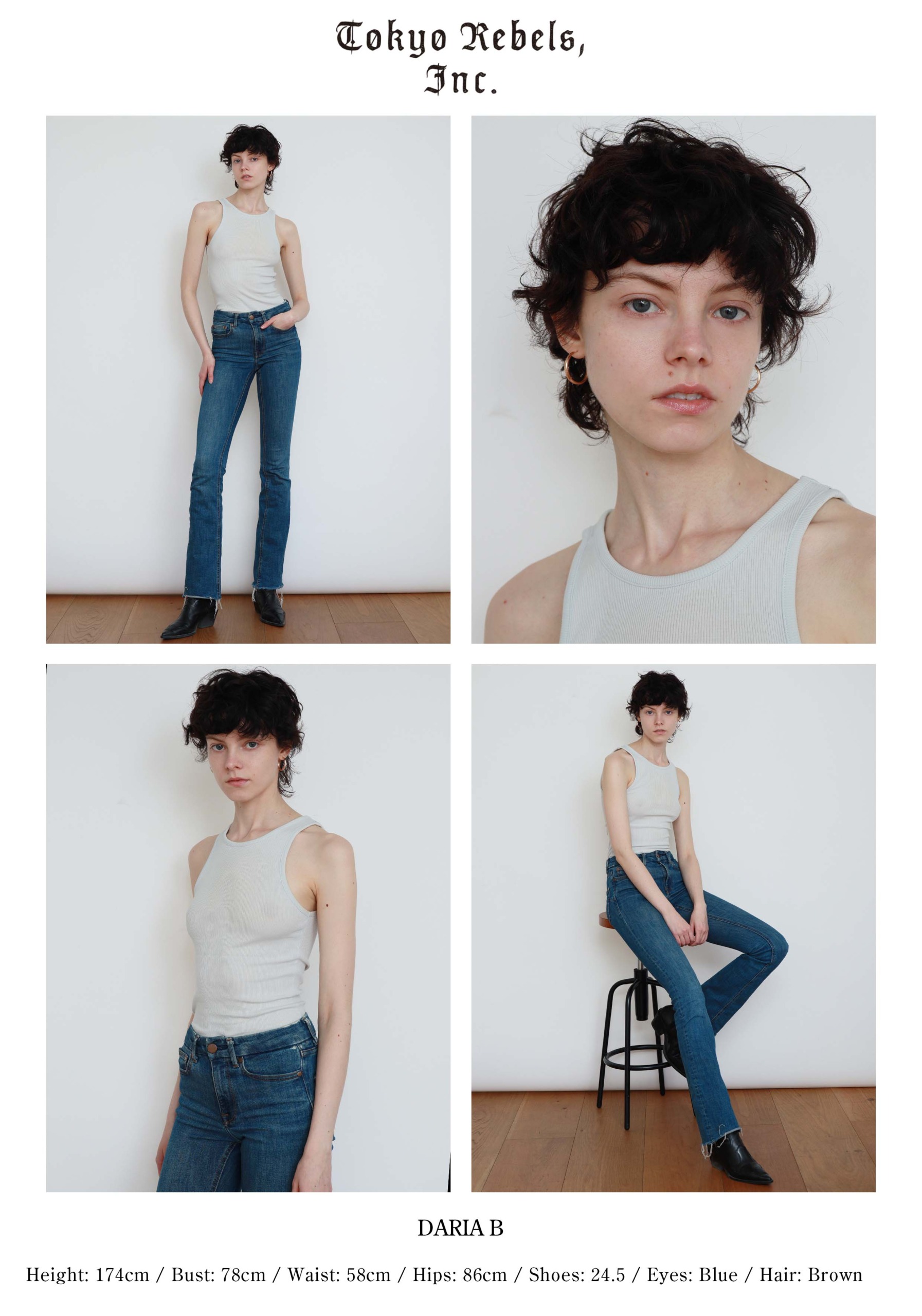 DARIA B｜MODELS｜TOKYO REBELS, Inc