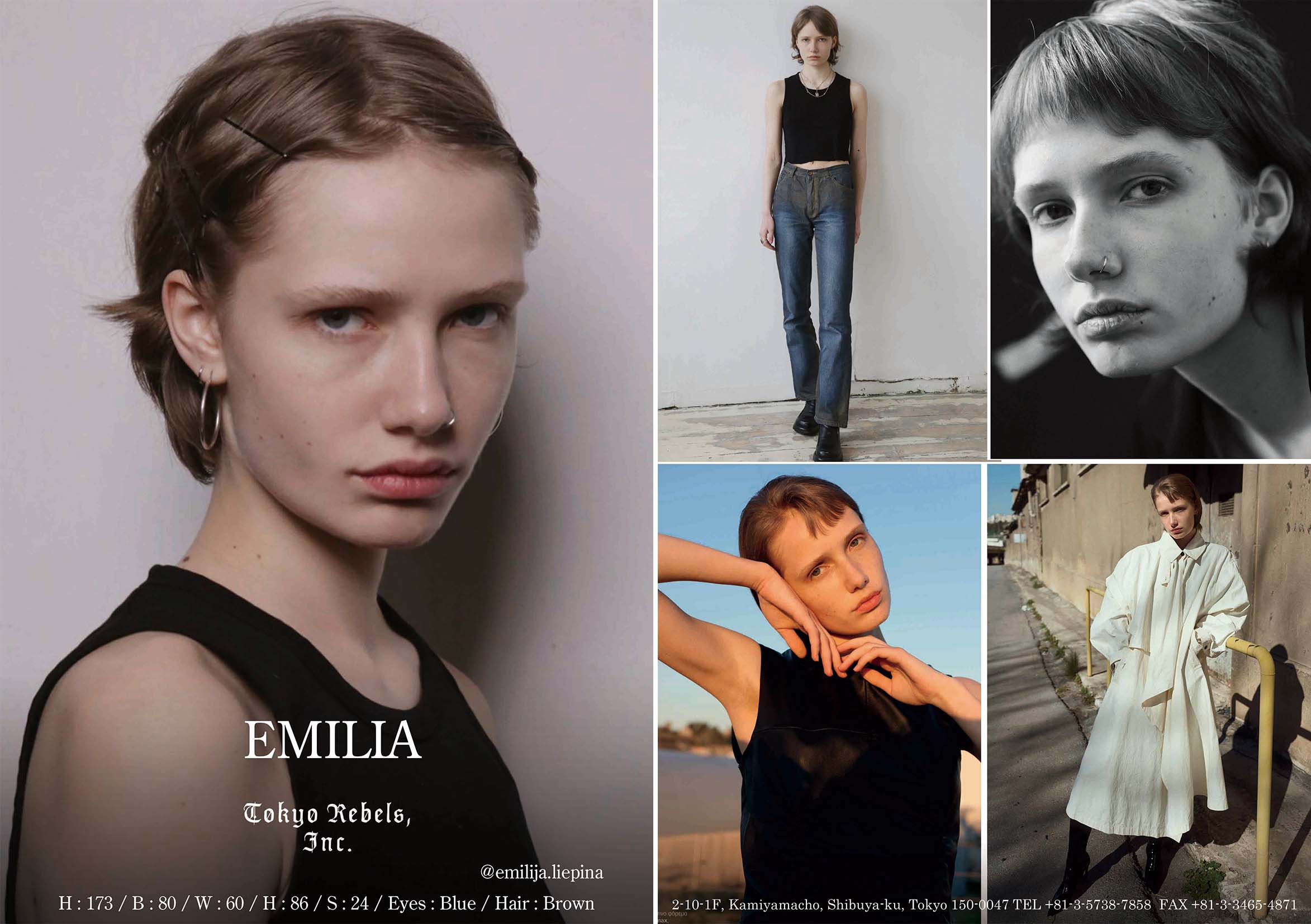EMILIA｜MODELS｜TOKYO REBELS, Inc